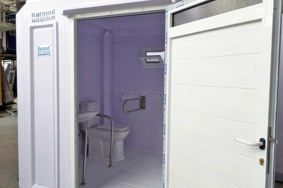 Inclusive Wheelchair Mobile Toilet 215x215 Cm Inclusive Wheelchair Mobile Toilet 215x215 Cm